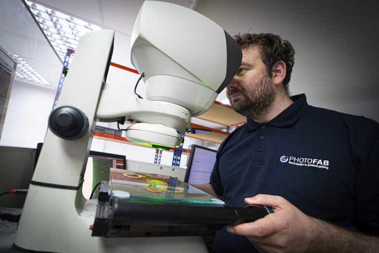 Photofab are world leaders in photo metal chemical etching